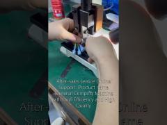 SAA Solid Hollow 3 Pin Power Plug Insert Crimping Machine met losse bulk terminal trillende plaatvoerder