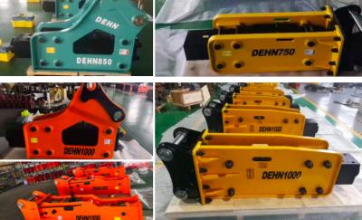 중국 13.5cm 크롤러 발굴기 스키드 스티어 하이드로릭 브레이커 망치 스틸 운전 판매용