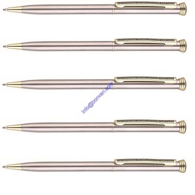 China cruises metal pen, hotel & resort use company logo brand ball pen for sale
