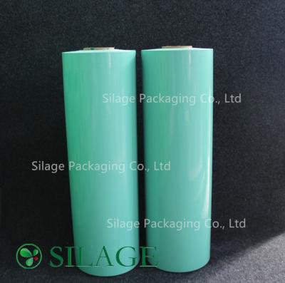 China Green Color 750mm*1500m Blown Silage Film for Hungary Farm for sale