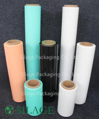 China Blown Black Color Bale Wrapping Film Black Film 750mmfor Ireland for sale
