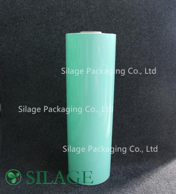 China Green Color 750mm*25um Blown Silage Film for New Zealand Farm for sale