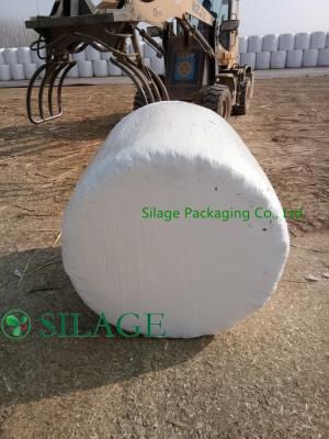 China White Color 750mm*25um Blown Silage Film for Australia for sale