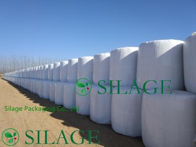 China White Color Silage Wrap Film 750mm for Large Round Baler for sale