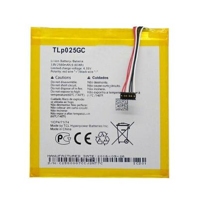 Cina Batteria 2580mAh dell'Alcatel One Touch della batteria 9003X 9003A di Pixi 3G TLP025GC in vendita