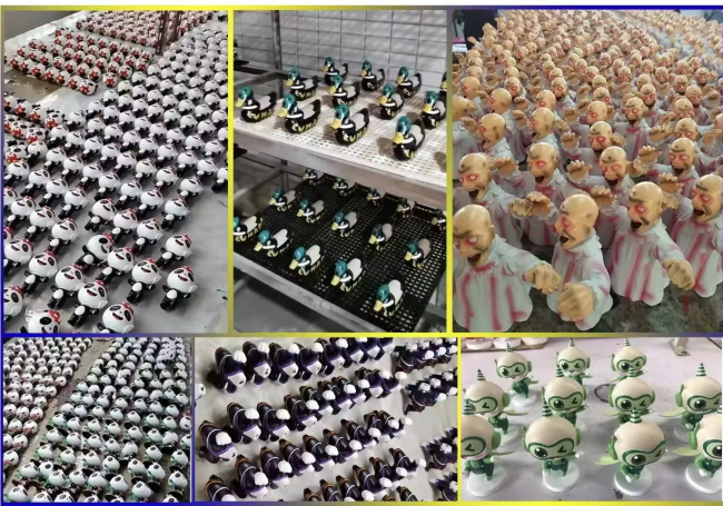 OEM Custom 3D Printed Action Figures Vinyl PVC Toy Art Figurine Customizable Design