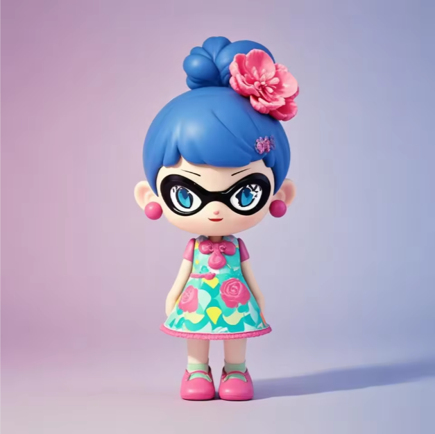 Side view of collectible PVC figure showcasing pose and proportions