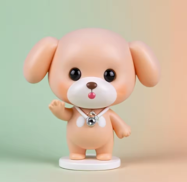 Side view of collectible PVC figure showcasing pose and proportions