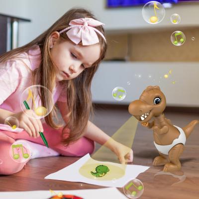 China Custom Cartoon Slide Projector LED Flashlight Projection Torch Lamp Children Toys for sale