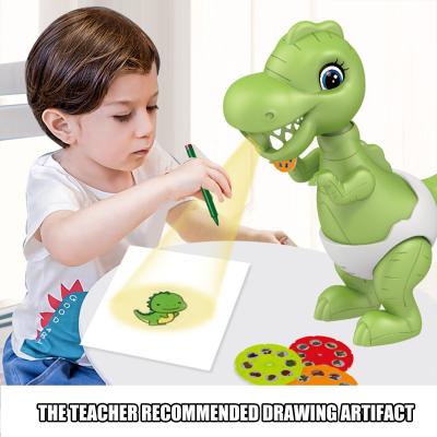China Custom Cartoon Slide Projector LED Flashlight Projection Torch Lamp Children Toys for sale