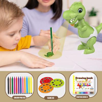 China Custom Cartoon Slide Projector LED Flashlight Projection Torch Lamp Children Toys for sale