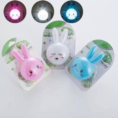 China Toy manufacturer custom LED Rabbit Night Lamp Switch ON/OFF Wall Light Bedside Lamp for sale