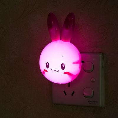 China Toy manufacturer custom LED Rabbit Night Lamp Switch ON/OFF Wall Light Bedside Lamp for sale