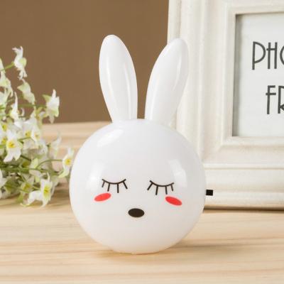 China Toy manufacturer custom LED Rabbit Night Lamp Switch ON/OFF Wall Light Bedside Lamp for sale