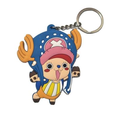 Cina Keychain Anime personalizzato Accessori per ciondolo in PVC Cartoon Key Ring fare Keychain giocattolo in vendita