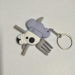Cina Keychain Anime personalizzato Accessori per ciondolo in PVC Cartoon Key Ring fare Keychain giocattolo in vendita