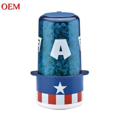 China Manufacturer OEM Doraemon Character Large  Container Popcorn Container for sale