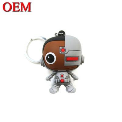 China OEM Logo Soft PVC 3D Keychain Custom Animal Keychain Figure own design Key Chains for sale