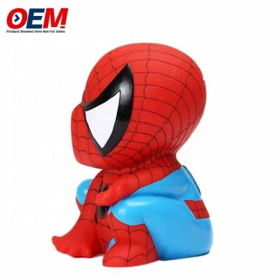 China OEM factory make Cartoons Plastic Coin Bank PVC Pika With Lock Key Piggy Bank Plastic for sale