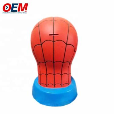 China OEM factory make Cartoons Plastic Coin Bank PVC Pika With Lock Key Piggy Bank Plastic for sale