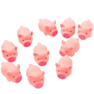 China OEM custom Cute Squeeze Squeaky Chew Interactive Games Training Funny Soft Rubber Mini Toy for sale