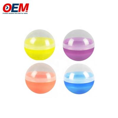 China Customize own desgin Empty Round Capsule Toys Plastic OEM Egg Toy for sale