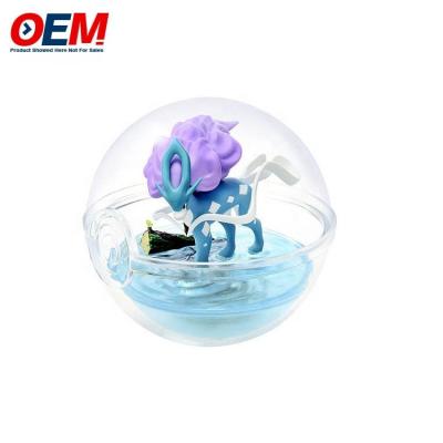 China Customize own desgin Empty Round Capsule Toys Plastic OEM Egg Toy for sale
