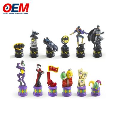 Китай Настройка шахматных фигур из ПВХ из пластика продается