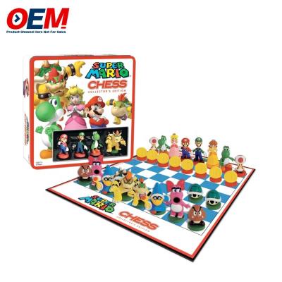 Cina Set di scacchi per personaggi in plastica per film decorativi di eroi realizzato con giocattoli di cartoni animati in vendita