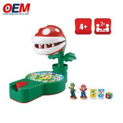 China Games Teeth Super Mario Piranha Plant Escape Made Tabletop Action Game for Ages 4+ with 2 Collectible Super Mario Action Figures for sale