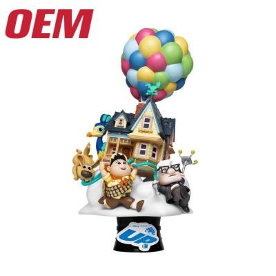 China Customized 15cm  Scene Collection Toys With Base OEM PVC Classical Desk Decoration Figurines Made Plastic Models Factory for sale