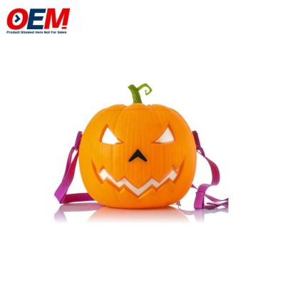 China customized plastic Halloween cartoon animal design popcorn container plastic food storage popcorn bucket with lid for sale