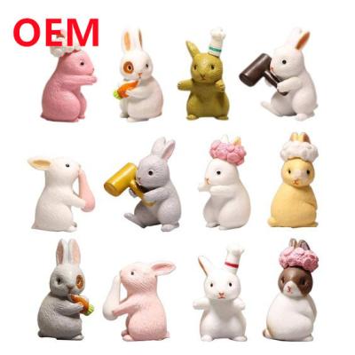 中国 Customized Plastic Figure Toy Made PVC Dolls OEM Cute Animals For Kid 販売のため