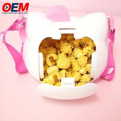 Cina OEM Design Plastic ABS Cartoon Popcorn Bucket / Unicorn Kawaii Popcorn Bucket in vendita