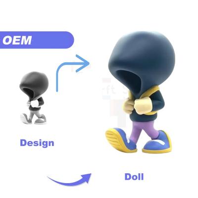 China Action figure personalizzate in stampa 3D OEM, giocattoli in vinile PVC, statuette artistiche, design personalizzabile for sale
