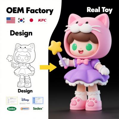 China Custom Art Toy PVC Toy factory OEM customized production for sale