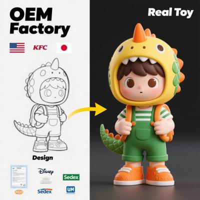 China Custom Plastic Toy PVC Figure with 3D Digital Sculpting MOQ 5000PCS and Customized Size for sale
