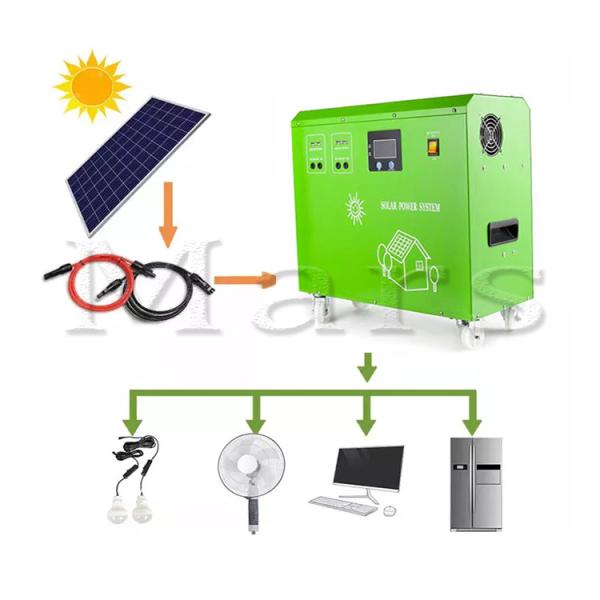 Quality 5kw Solar Products Offgrid Solar Power System Home 1kw Power Backup for Home Solar System Complete Power Generator 5000w for sale
