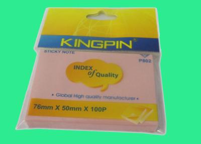 China Simple efficient sticky notes with safe and clean water based glue for sale