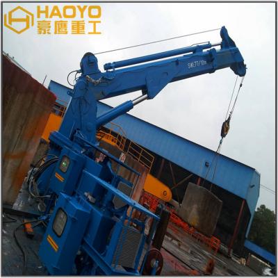 China Small Telescopic Boom Ship Marine Crane Manufacturer Marine Ship Crane for sale