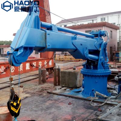 China China 30/36t Offshore Telescopic Boom Marine Deck Hydraulic Crane for sale
