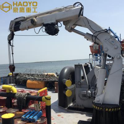 China China Certificated by ABS CCS BV Hydraulic Ship Marine Crane with Retracted Boom for sale