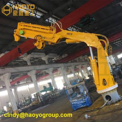 China China Foldable Telescopic Boom Pedestal Ship Crane Manufacturer Sales Marine Ship Crane for sale