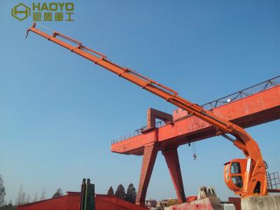 China Foldable Offshore Mobile Harbour Ship Deck Crane Marine Ship Crane for sale