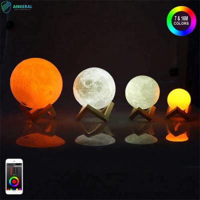 China Buy Ankeral Moon Light Lamp with Smart APP Control USB Rechargeable China Manufacture for sale