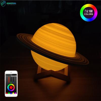 China Rechargeable APP Control 3D Saturn Lamp China Best Price Original Manufacture for sale