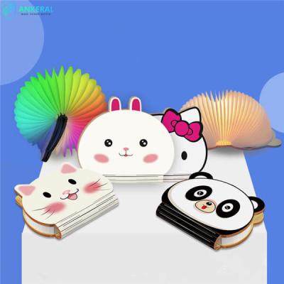 China 2022 Tending Best Sales Cartoon Design Wooden Folding Book Lights China Wholesaler for sale