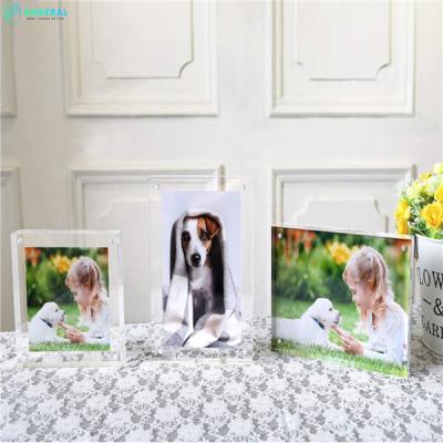 China Desktop Double Sided Acrylic Magnetic Picture Frame 2021-2022 Google Trend Top 50 Sales for sale
