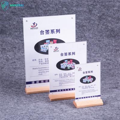 China Wooden Base Acrylic Stand Holder China Factory 2021 Hot Selling Best Quality Acrylic Holders for sale