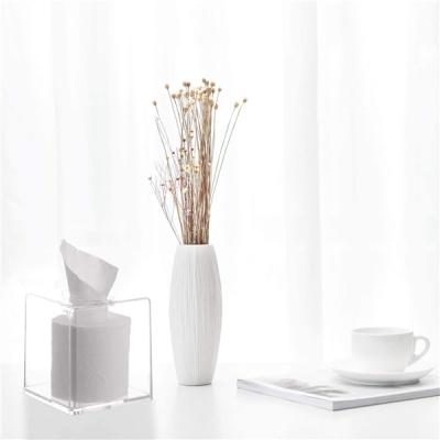 China Clear Square Shape Napkin Acrylic Tissue Dispenser Holder 2022 Hot Selling Promotional Gifts for sale